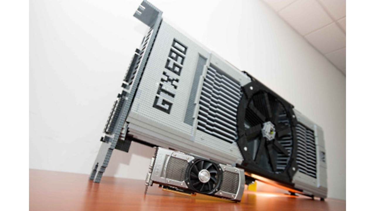 Nvidia Geforce GTX 690 - Fan baut fast 2 Meter großes Modell aus Lego