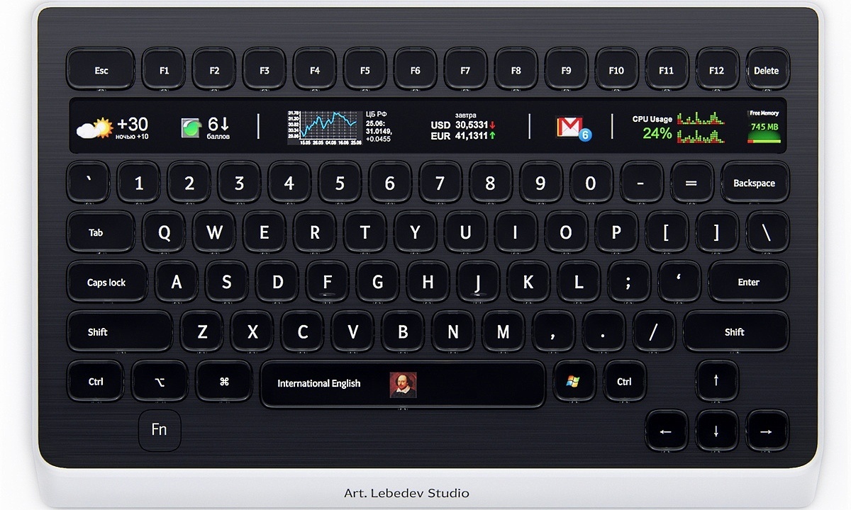 Art Lebedev - Optimus Popularis-Tastatur noch in diesem Jahr