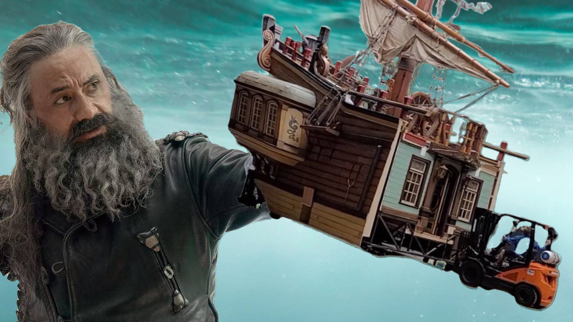 LED-Vorhang und Klemmbaustein-Schiff: Für die queere Piratenserie Our ...