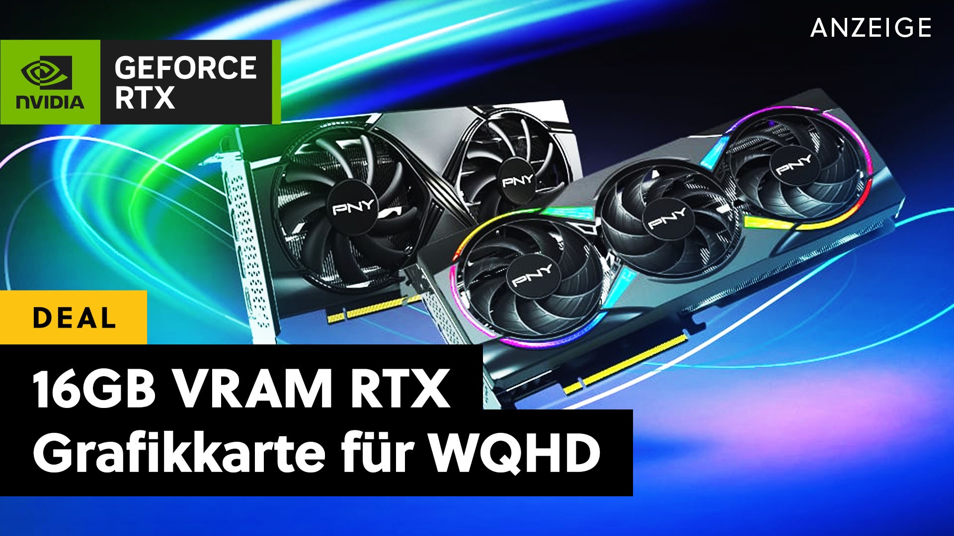 Die günstigste NVIDIA Grafikkarte mit 16GB VRAM, DLSS & Frame-Generation!