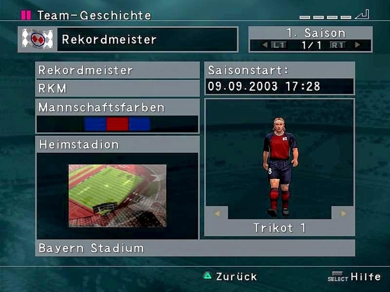Pro Evolution Soccer 3 - Screenshots