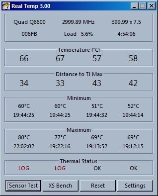 Real Temp 3.00 - Neue Version des CPU-Tools