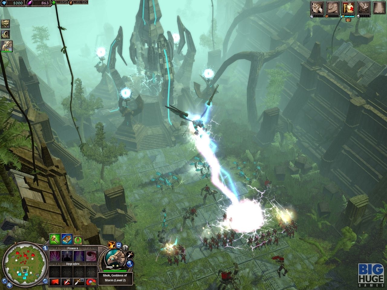 Rise Of Legends - Screenshot zeigt das neue Interface