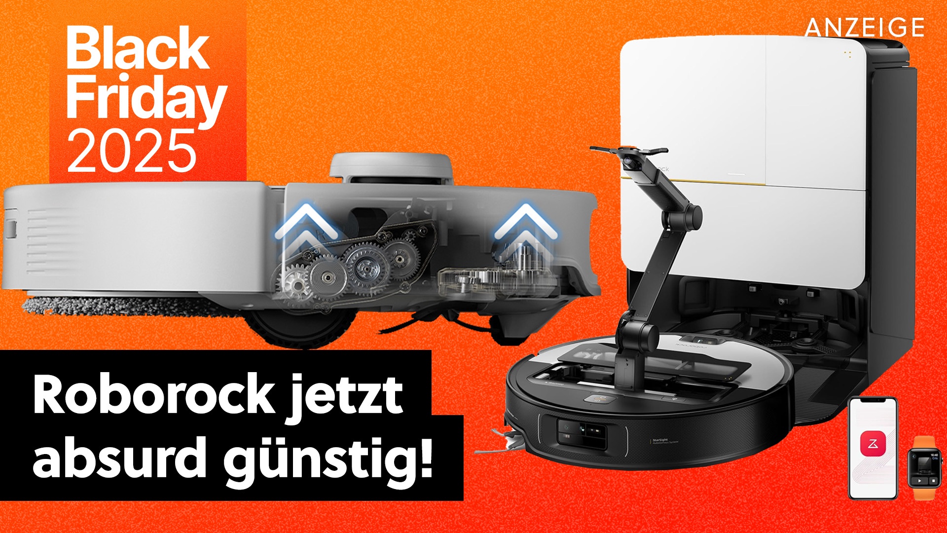 Roborock Saros Saugroboter auch nach dem Black Friday richtig günstig ...