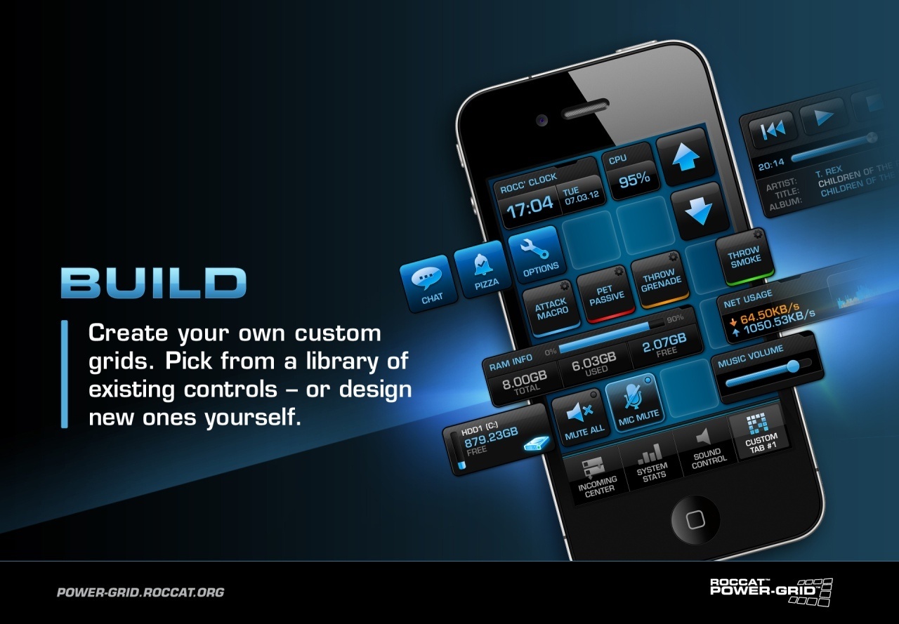 Roccat Grid im Beta-Test - Dank App mehr vom Spiel