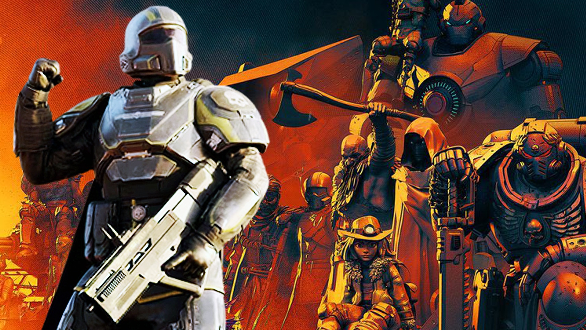 Helldivers plötzlich auf dem Plakat der heiß ersehnten Prime-Serie ...