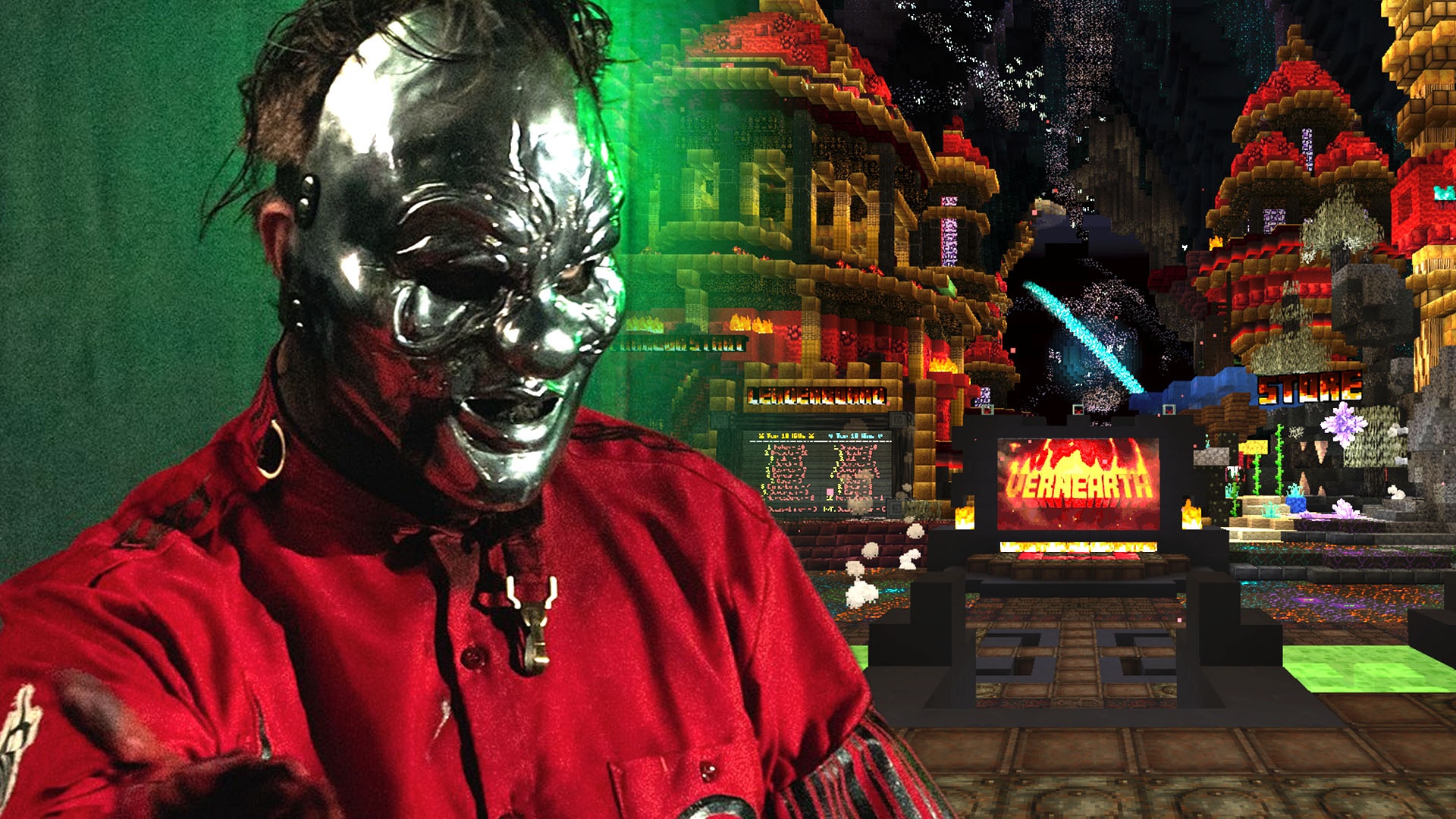 Ein Gründer der Metal-Band Slipknot eröffnet Minecraft-Server und der ...