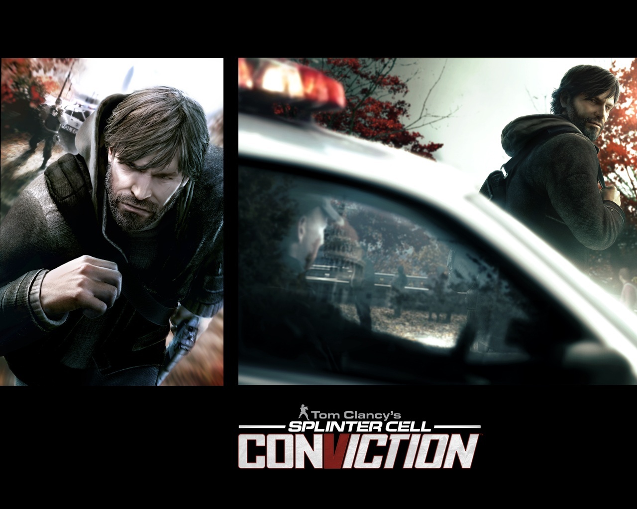 Splinter Cell: Conviction - Spiele-Wallpaper mit Sam Fisher