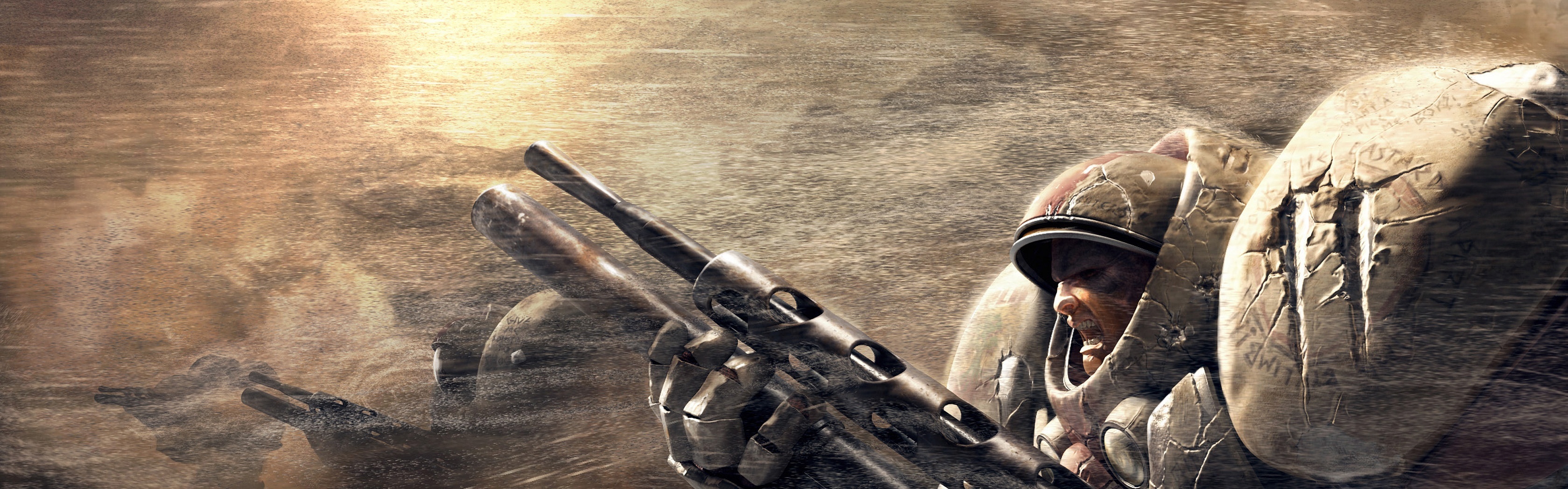 StarCraft 2 - Dual-Screen-Wallpaper: Großes Space Marine-Artwork für ...