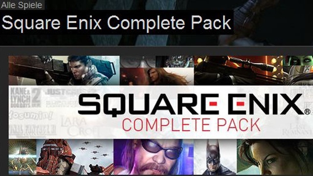 Steam - Alle Square-Enix-Spiele für 75 Euro