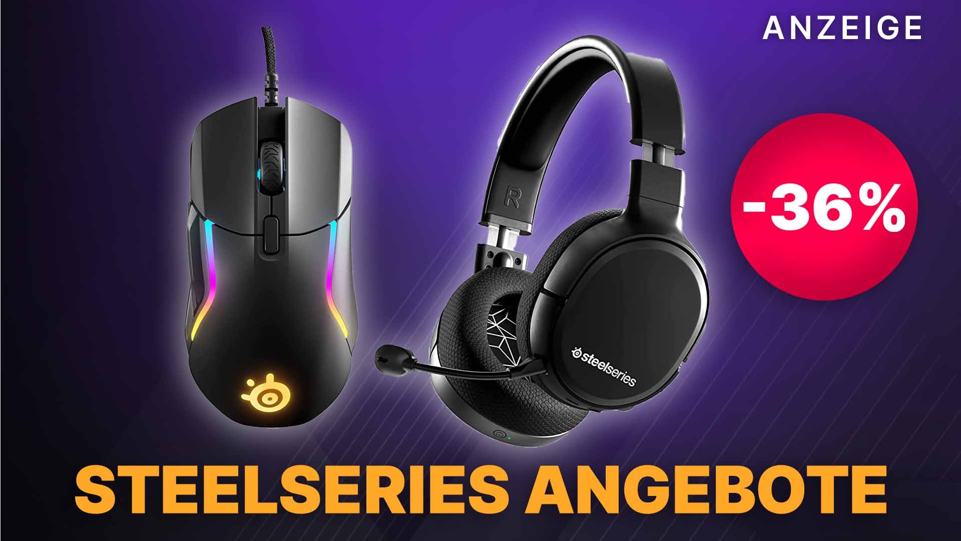 Headsets, Mäuse, Tastaturen: SteelSeries Gaming Equipment im Amazon Angebot