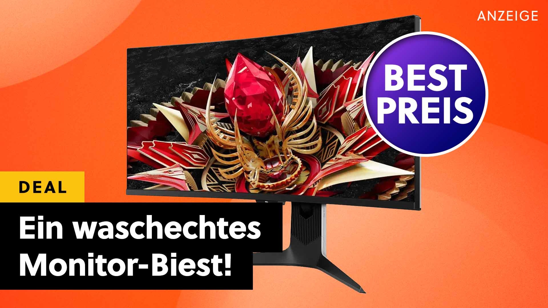 UWQHD-Gaming-Monitor günstiger als jemals zuvor bei Amazon: 34 Zoll ...