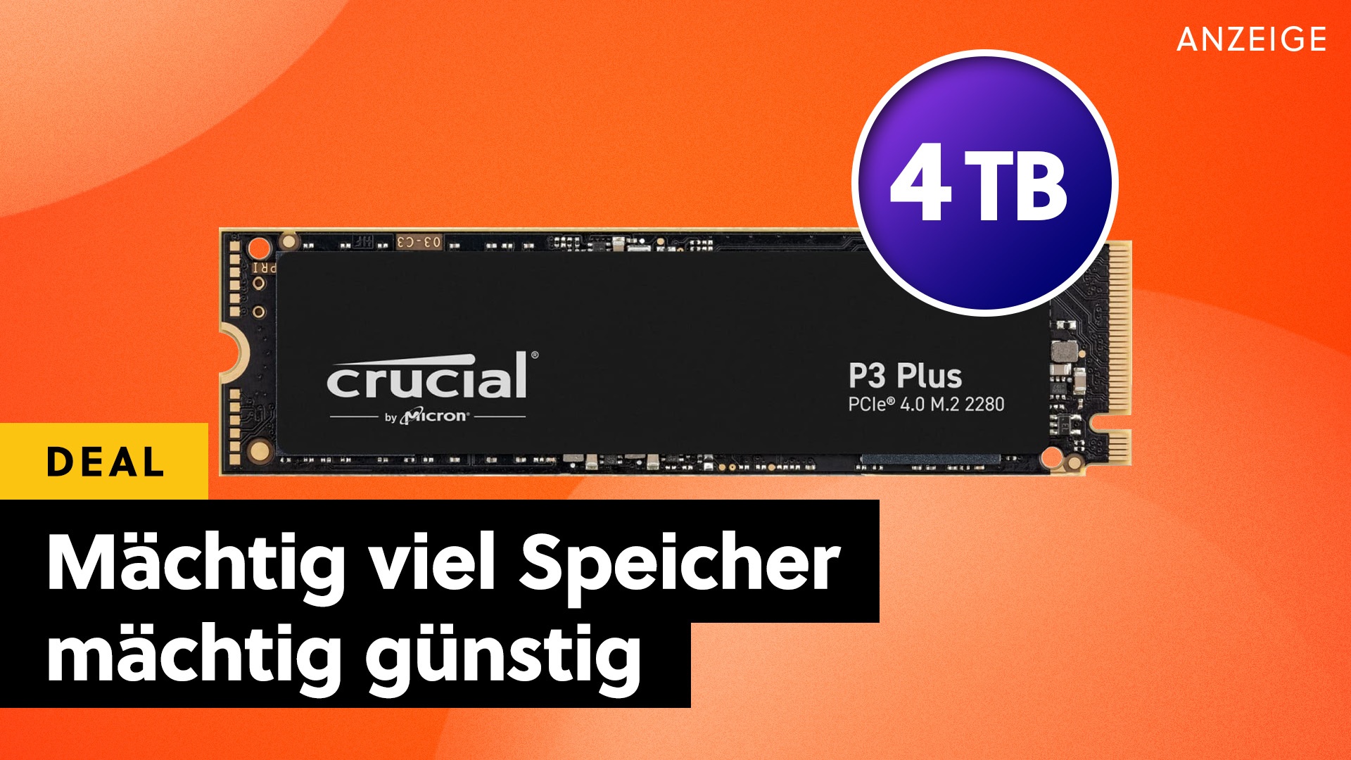 Werden SSDs jetzt wieder günstig? Eine der beliebtesten 4TB SSDs ist ...