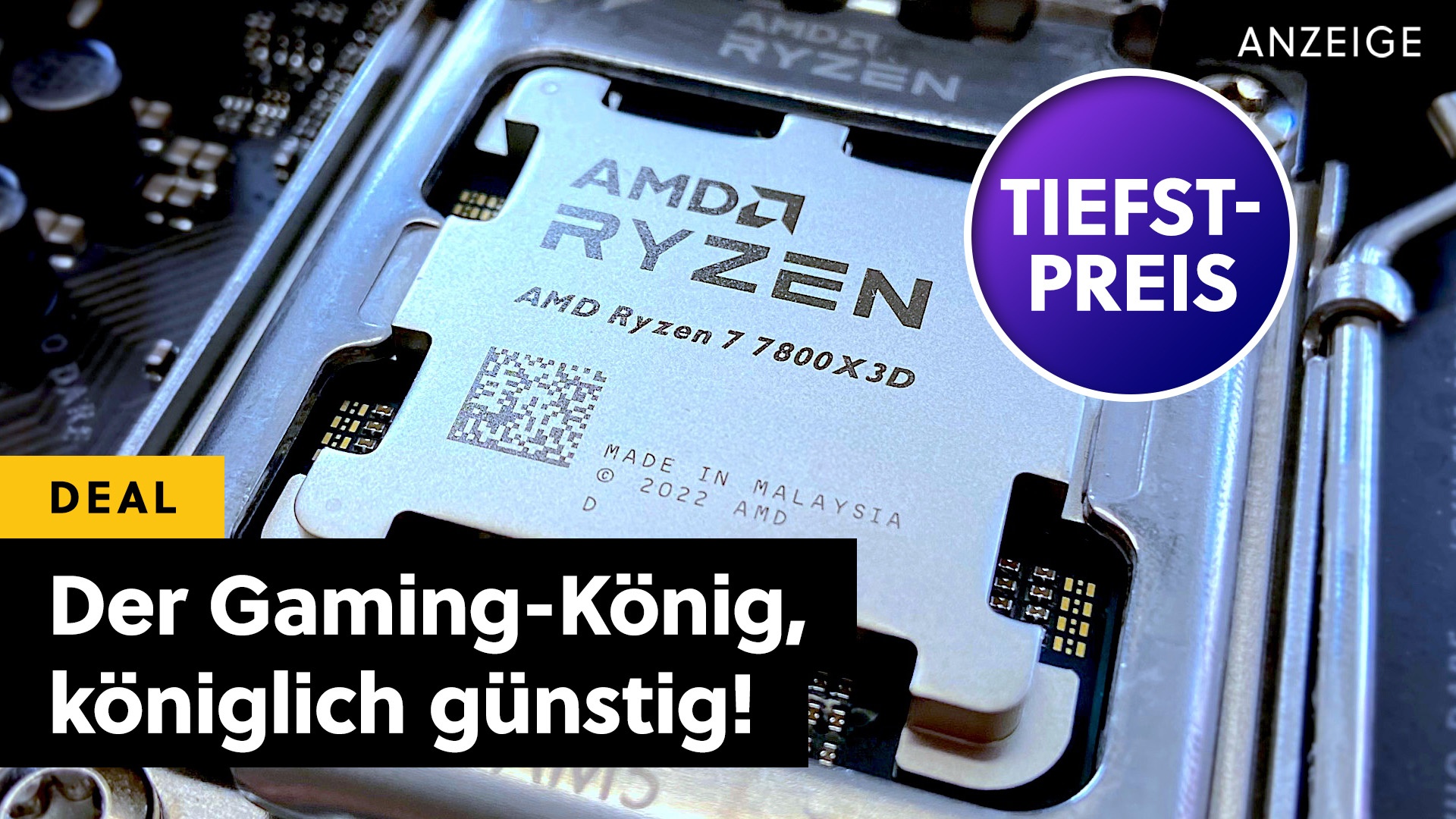 Er ist und bleibt der Gaming-König und Amazon knallt die Welt-schnellste Gaming-CPU zum ...