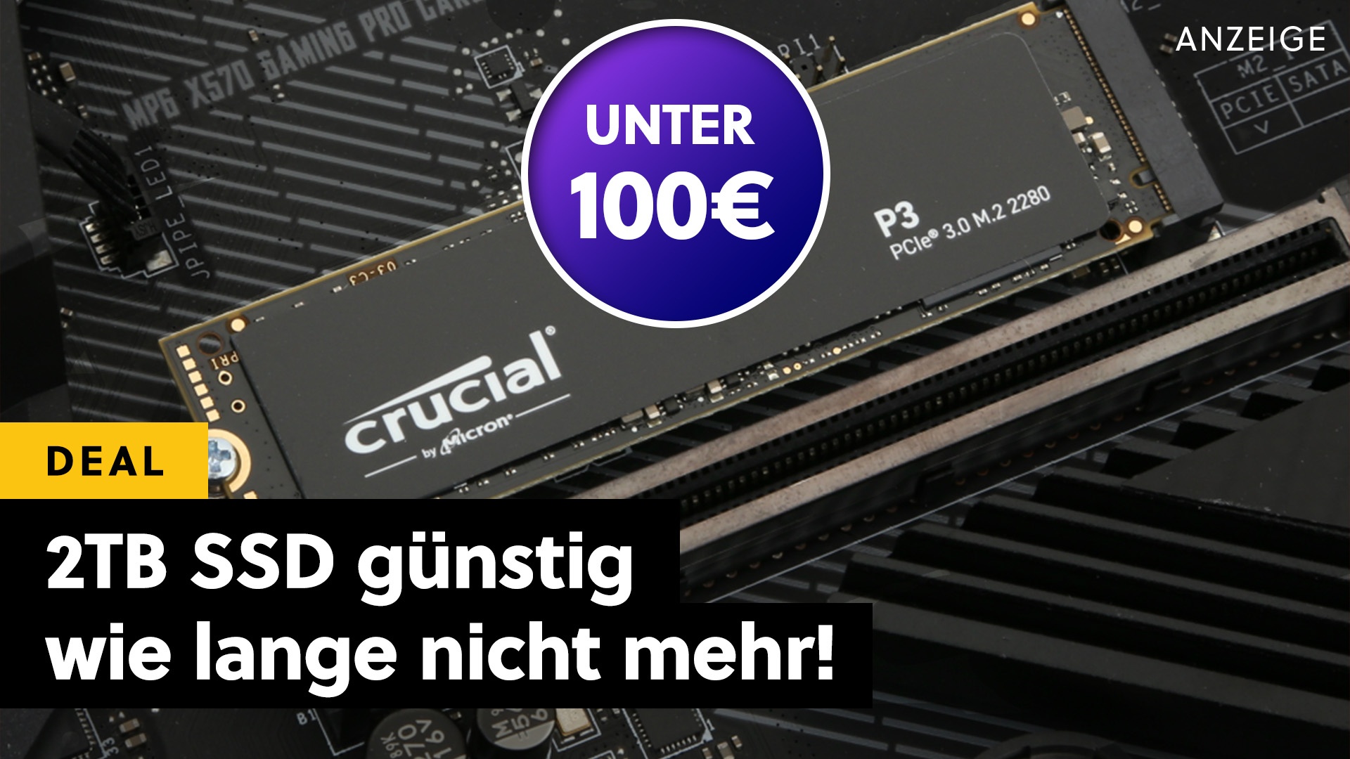 Endlich wieder gute SSD-Angebote! Beim Amazon Spring-Sale gibt's 2TB ...