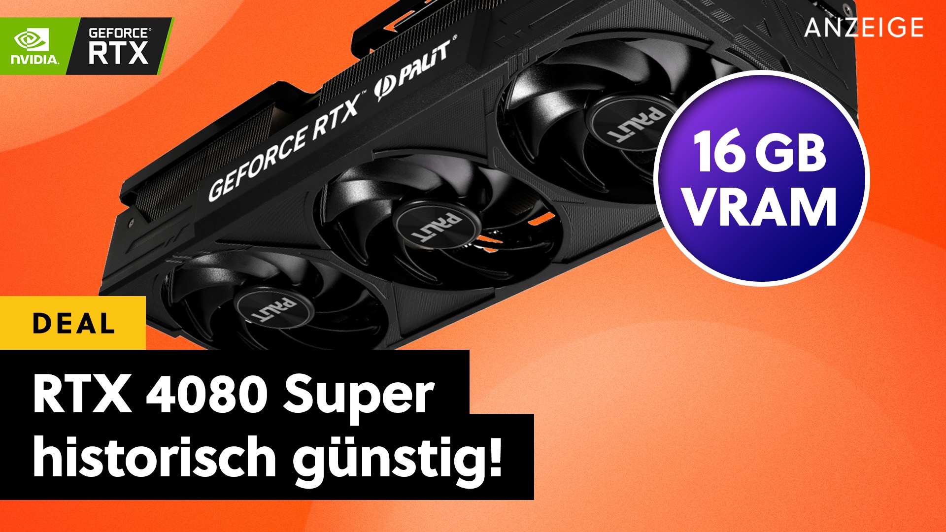 Rekord-Tiefstpreis für die neuste Nvidia 4K-Grafikkarte! Bei Mindfactory gibt's die RTX 4080 ...