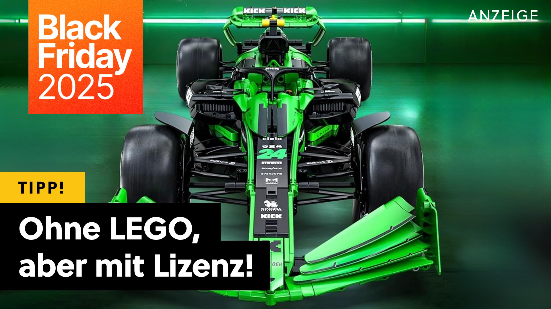 Bei diesem lizenzierten Formel-1-Modell kostet jedes der 2.500 Teile ...