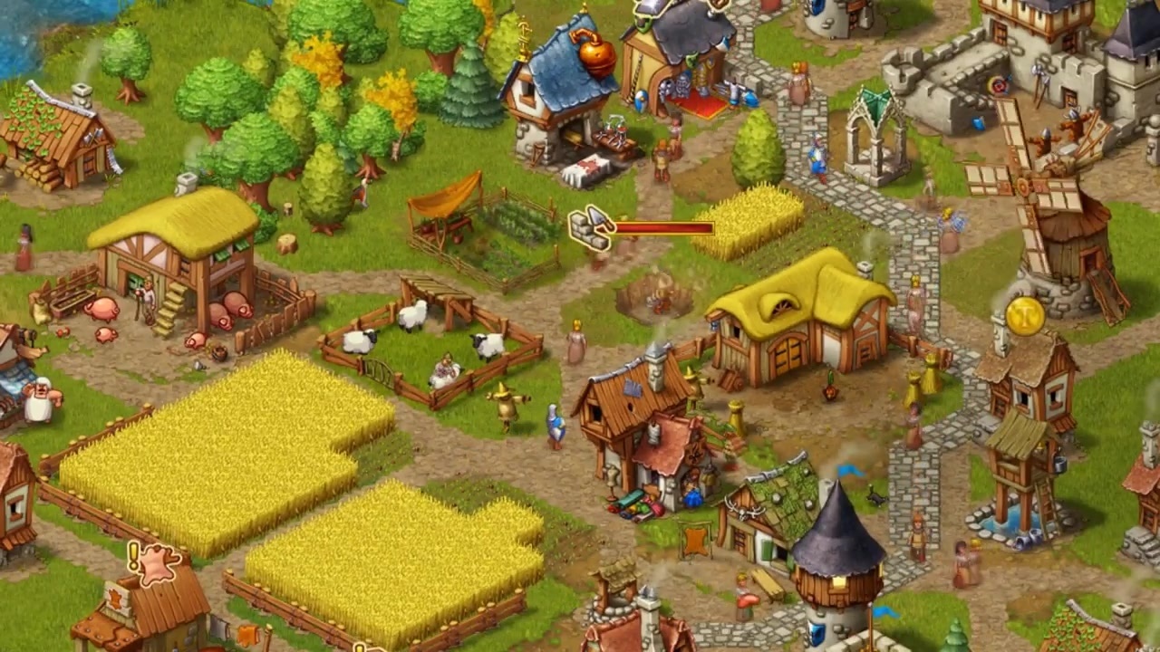 Townsmen - Ankündigungsvideo der neuen Städteaufbau-Simulation aus ...