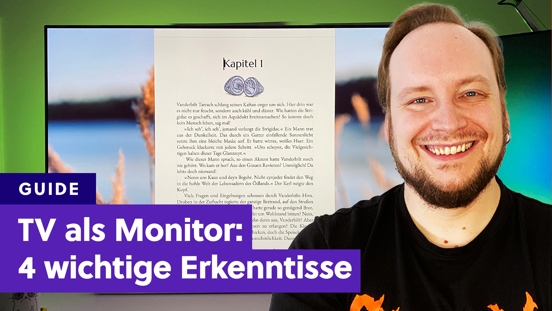 Seit über einem Jahr nutze ich einen TV als Monitor: Was ich dabei ...