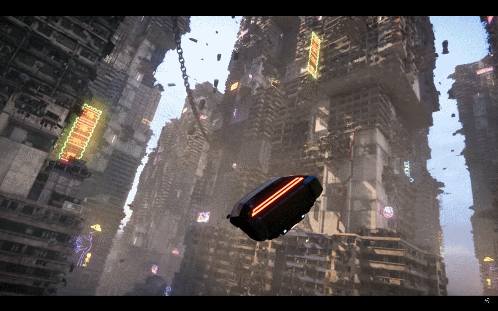 Unity Engine - Beeindruckende Open-World-Demo im Cyberpunk-Look