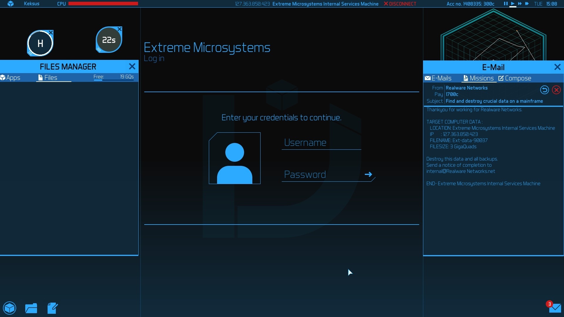 Uplink OS - 15 Jahre nach Release: Mod bringt Hackerspiel zurück