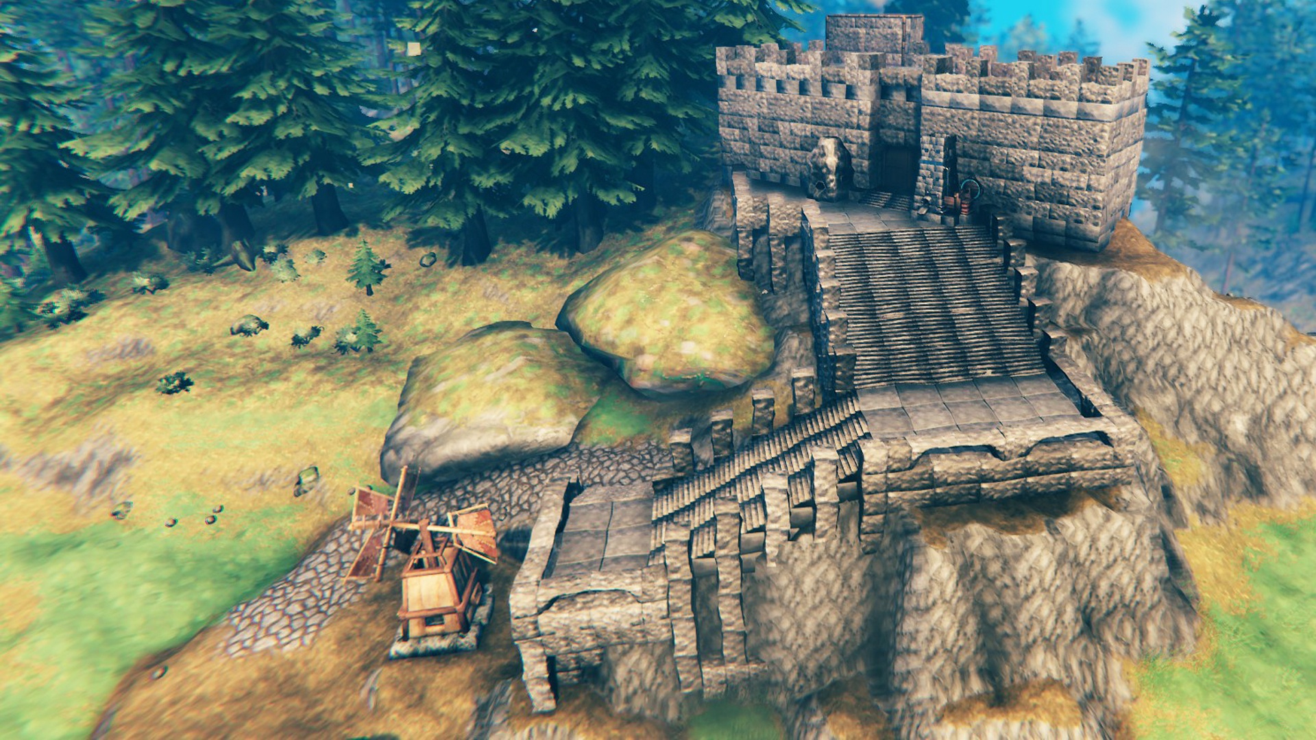 Valheim Guide: Mit Steinmauern eine Wikinger-Burg bauen