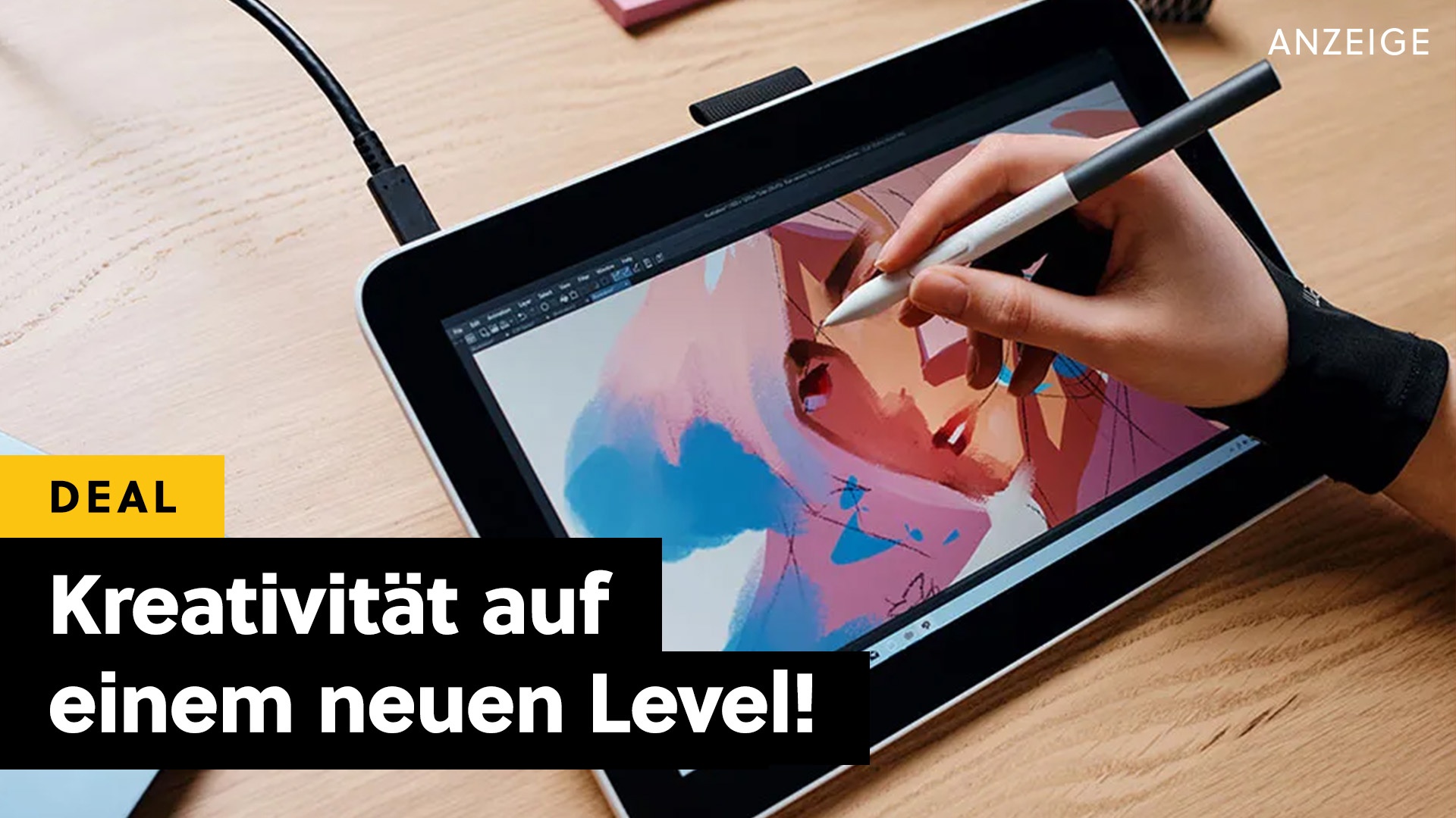 Display Tablets zum Zeichnen müssen nicht teuer sein! Mit den Wacom One ...