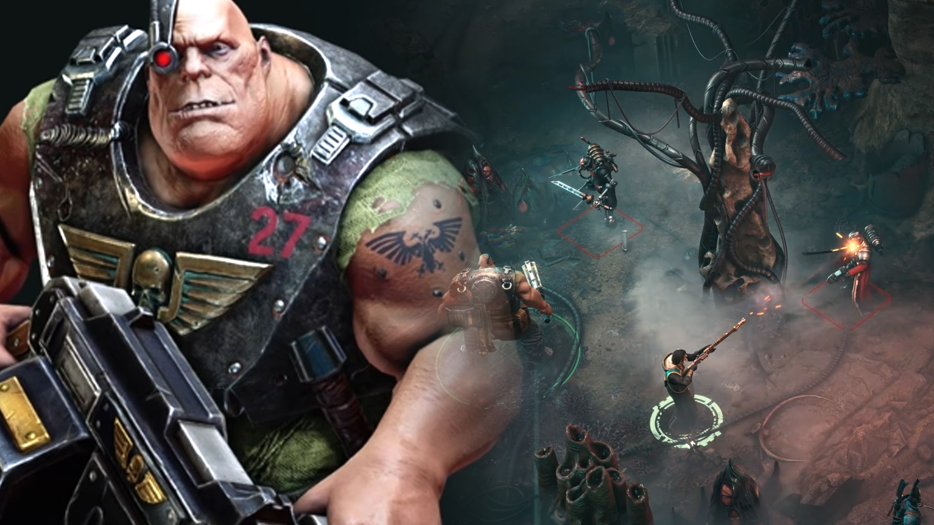 Im neuen Gameplay-Trailer zu Warhammer 40.000: Dark Heresy werden wir ...