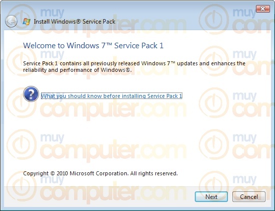 Windows 7 - Erste Bilder des Servicepacks