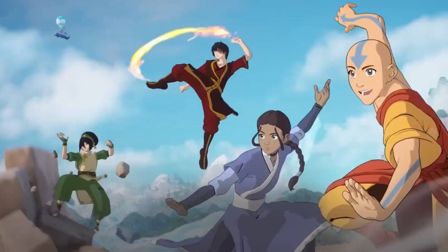 Avatar X Fortnite: Aang, Katara und Co. stürmen den Battle-Royale-Shooter