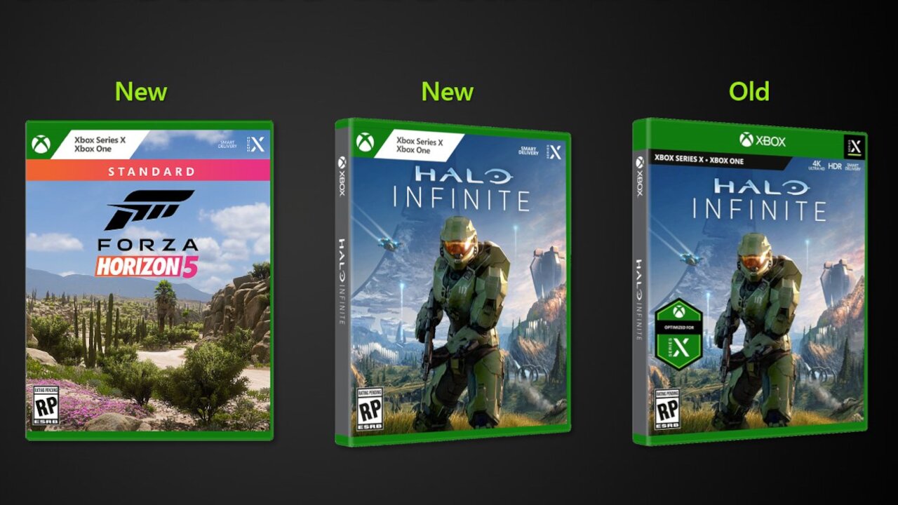 Xbox Series X Spiele bekommen eine neue viel hubschere Verpackung