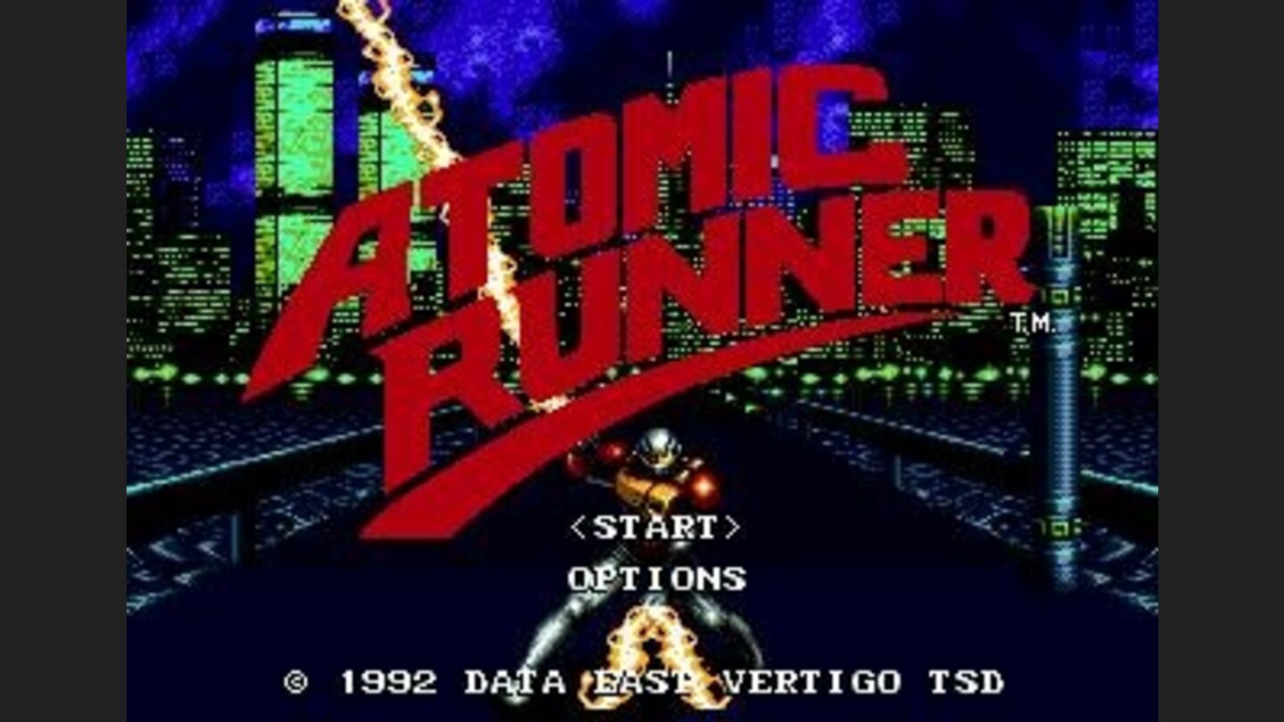 Atomic Runner Sega Mega Drive