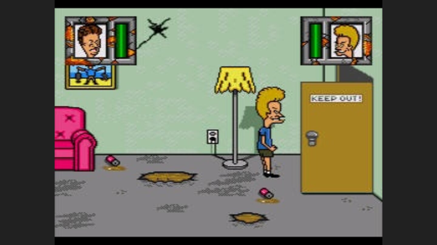 Beavis and Butthead Sega Mega Drive