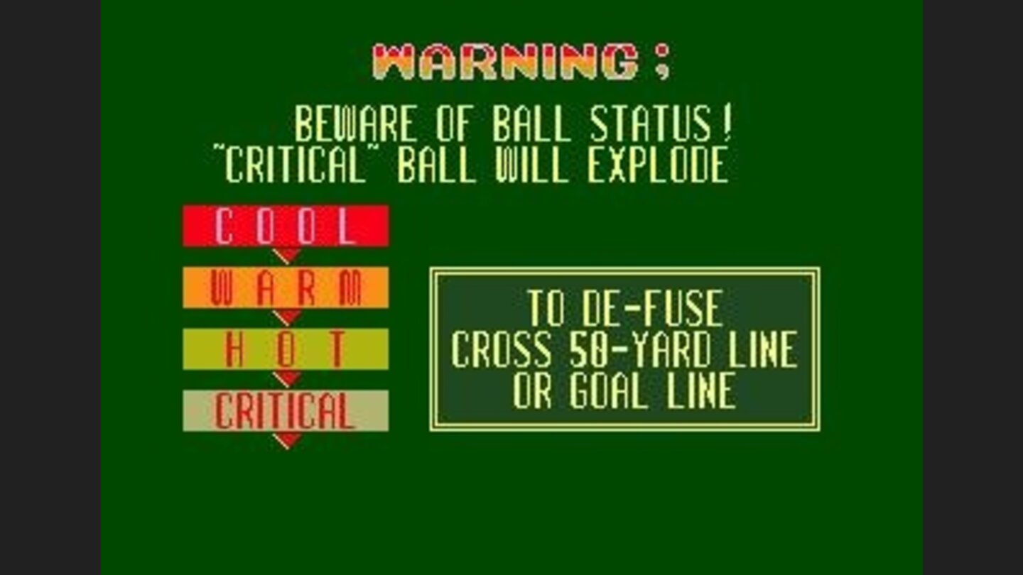 Cyberball Sega Mega Drive