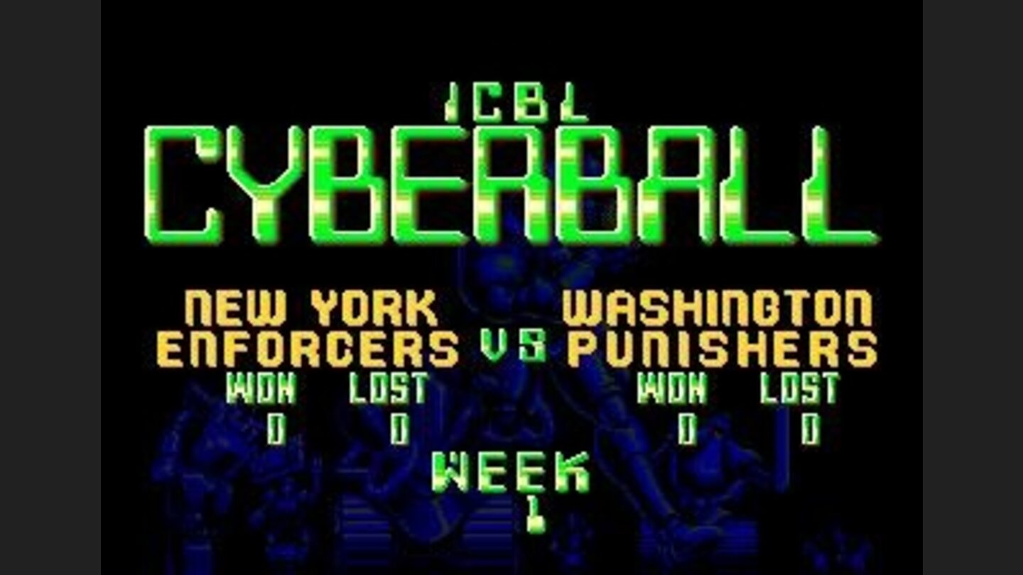 Cyberball Sega Mega Drive