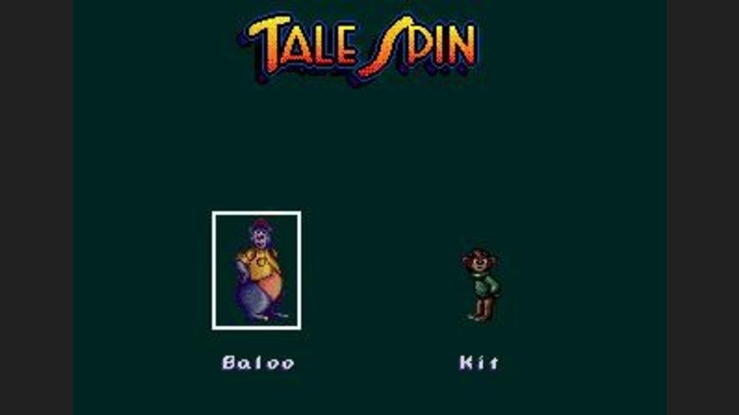 Disney's TaleSpin Sega Mega Drive