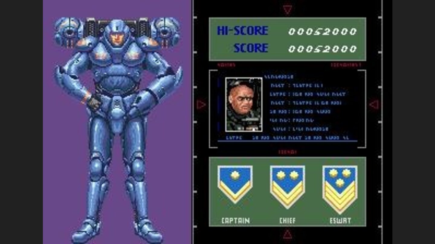 E-SWAT: Cyber Police Sega Mega Drive