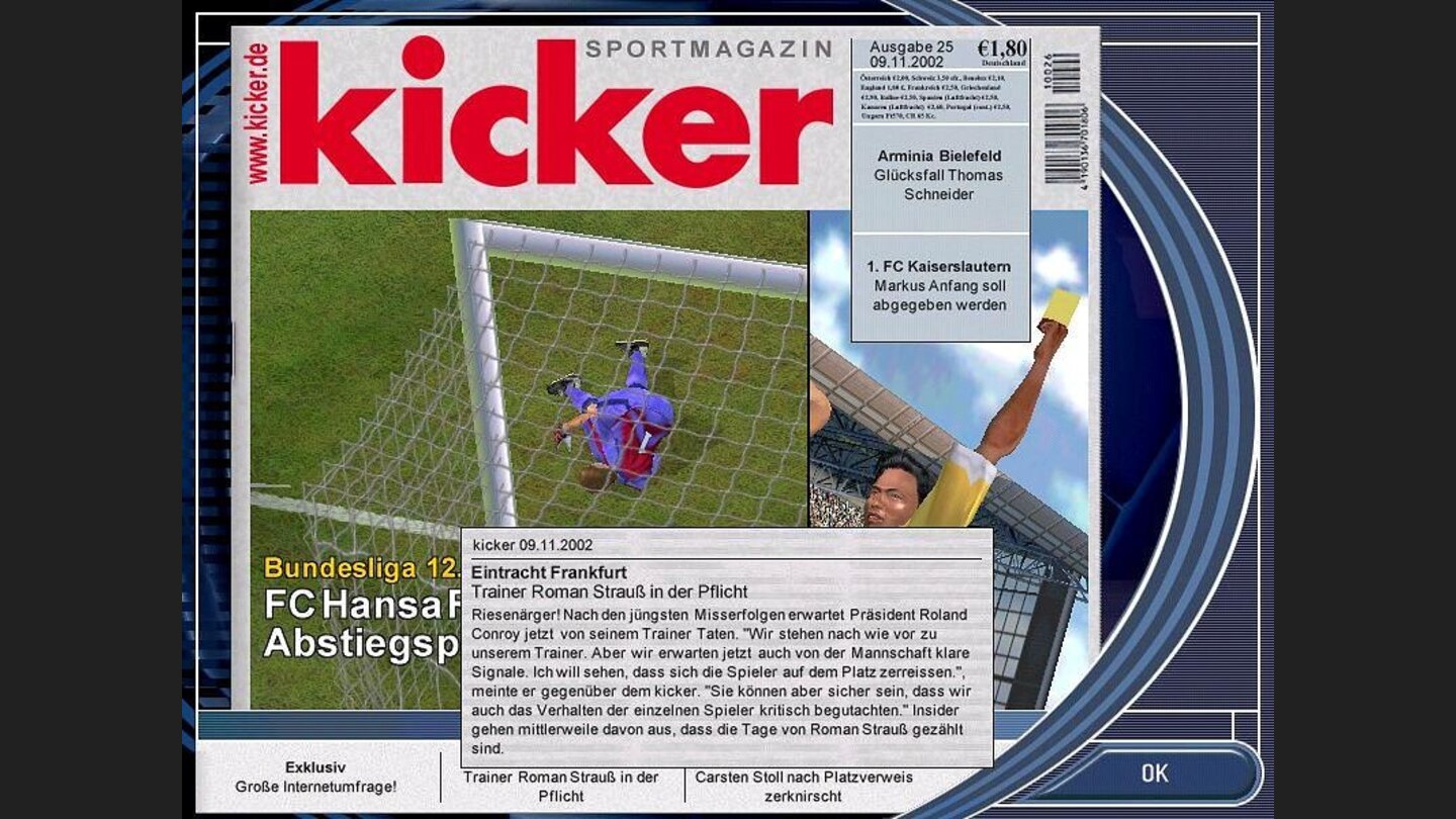 Fußball Manager 2003 - Screenshots
