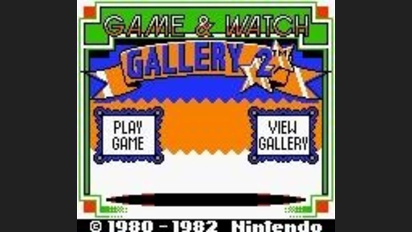 Game & Watch Gallery 2 Game Boy Color