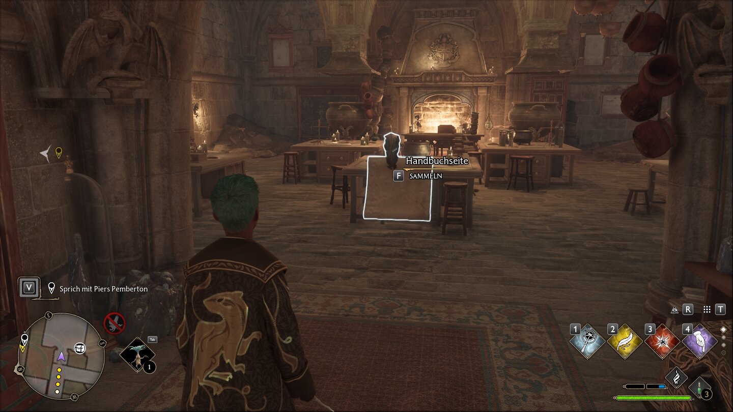 Hogwarts Legacy Revelio-Handbuchseiten Astronomieflügel