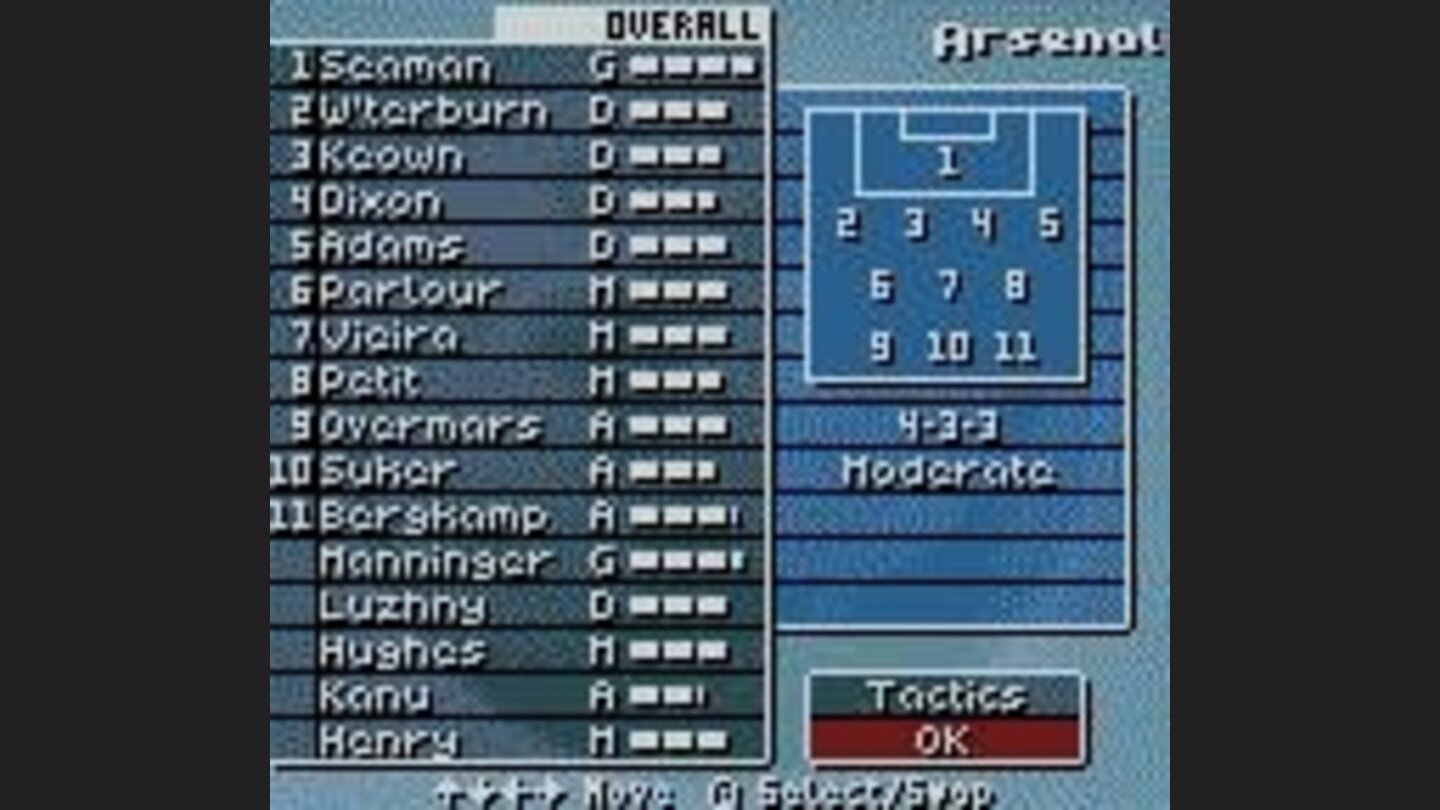 O'Leary Manager 2000 Game Boy Color