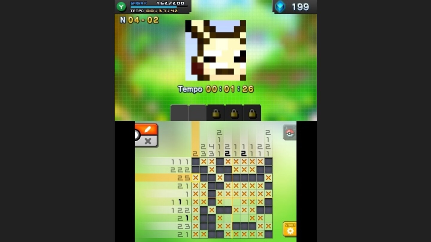 Pokémon Picross - Screenshots