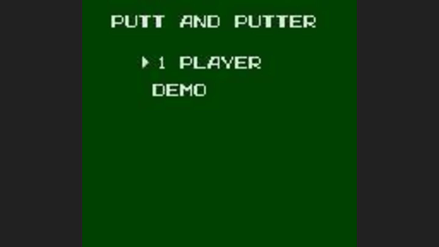 Putt & Putter Game Gear
