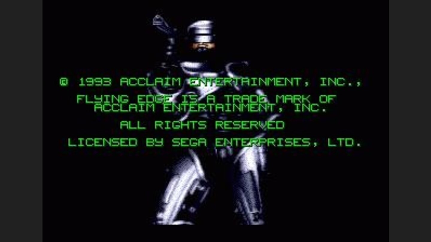 RoboCop 3 Sega Mega Drive