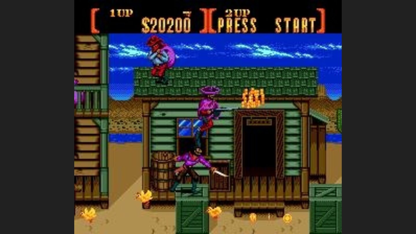 Sunset Riders Sega Mega Drive