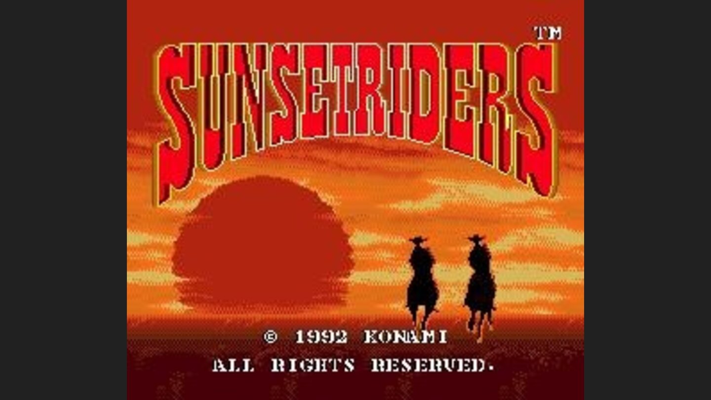 Sunset Riders Sega Mega Drive
