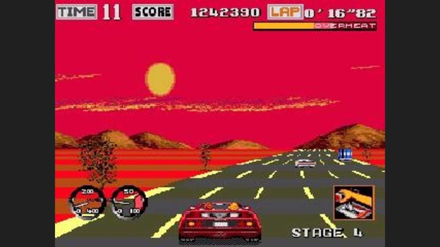 Turbo Outrun Sega Mega Drive