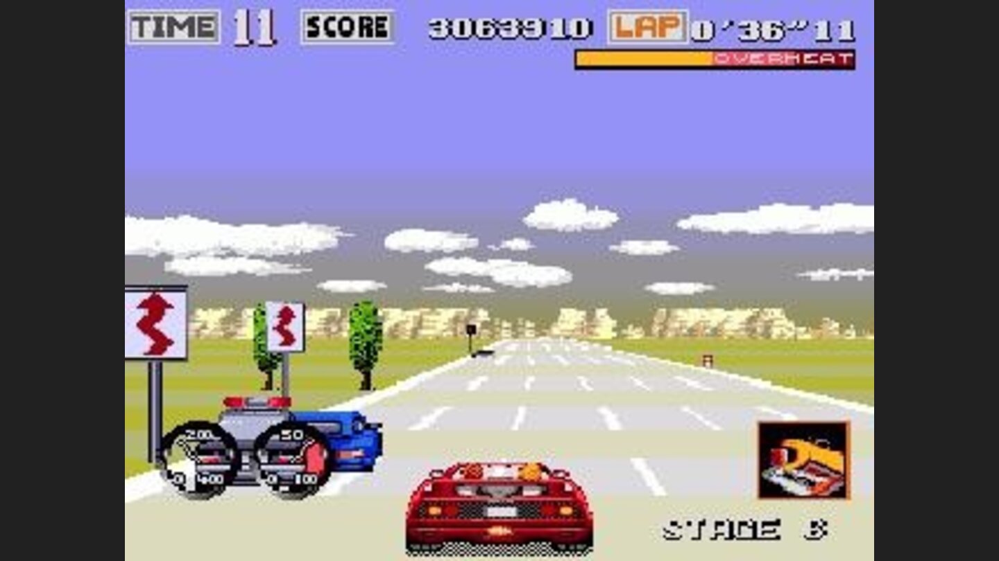Turbo Outrun Sega Mega Drive