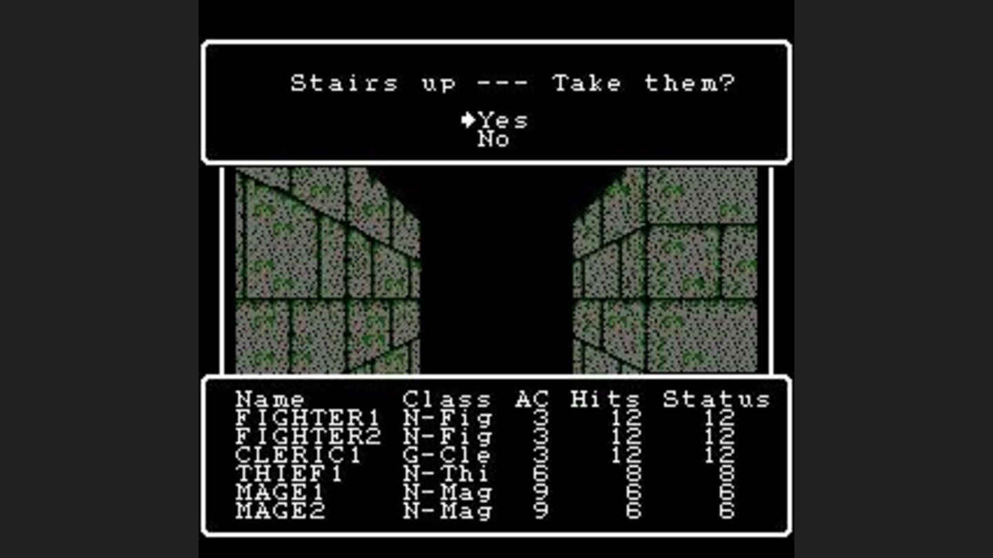 Wizardry II: The Knight of Diamonds NES