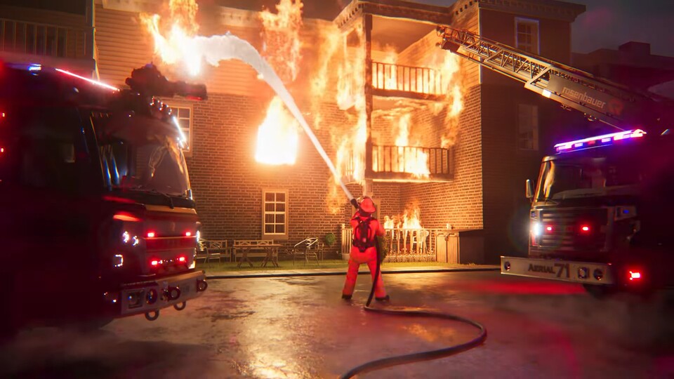 Zu viert gegen die Flammen: Neues PS5-Spiel lässt euch im Koop Feuer ...